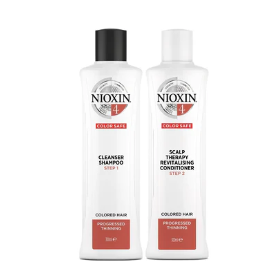 Nioxin System 4 Shampoo And Conditioner 300ml Bundle – KolorzOnline